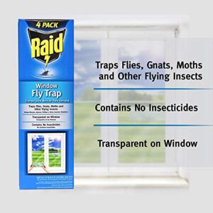 Raid Window Fly Trap, 4 Count (12-Pack)