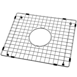 serene valley sink bottom grid 16-1/2" x 14-1/2", centered drain with corner radius 3/8", sink protector svh1715c