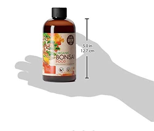 Bonsai Plant Food - Organic Liquid Fertilizer - Gentle Formula for Long Term Health - Excellent for All Live Indoor and Outdoor Bonsai Tree Plants in Pots (8 oz)