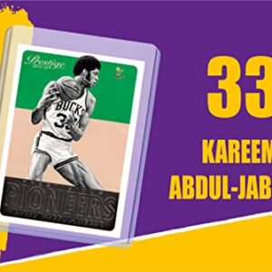 Kareem Abdul-Jabbar Basketball Cards Assorted (5) Bundle - Los Angeles Lakers, Milwaukee Bucks Trading Card Gift Pack