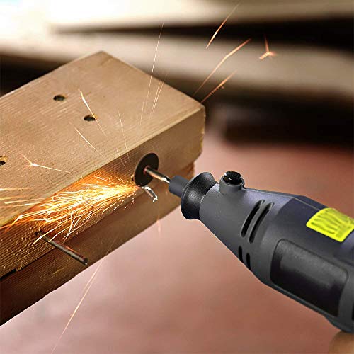 54 Pcs Abrasive Cutting Tool Accessory Reinforced Fiberglass Cut Off Wheels Abrasive Cutting Tool Disc with 4 Mandrels Included Rotary Discs Compatible with Dremel Cutting Rotary Tool Accessory