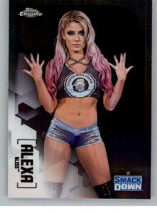 2020 topps chrome wwe #3 alexa bliss smackdown wrestling trading card