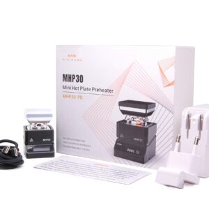 YKEY Original MINIWARE MHP30 Electric Hot Plate Preheater Soldering Preheating Station Welder Rework Heater Lab 60W 30X30mm (MHP30 + 65W Power Supply)