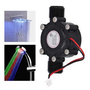 DB-268 Water Turbine Generator, DC 12V Micro Hydro Electric Brushless Generator with G1/2in Male Thread for Luminous Shower