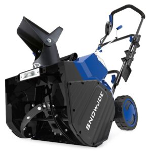 Snow Joe 24V-X2-SB18 18-Inch 48-Volt 4-Ah Cordless Snow Blower, (2x4.0AH) & SJCVR-21 Cover