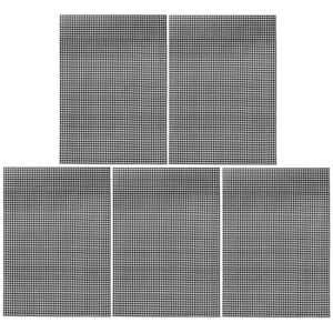 goetor flower pot hole mesh pads 5 pcs rigid plastic mesh screen 20x30cm bonsai bottom grid mat polyethylene garden's drainage mesh hole screens