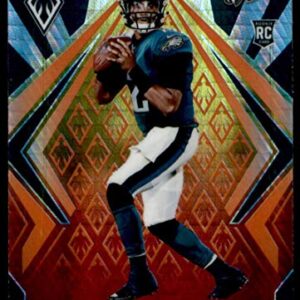 2020 Panini Phoenix Fire Burst #114 Jalen Hurts Philadelphia Eagles (Silver Prizm Refractor) NFL Football Card (RC - Rookie Card) NM-MT