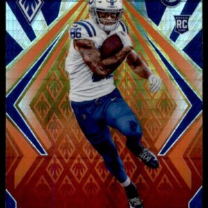 2020 Panini Phoenix Fire Burst #122 Michael Pittman Jr. Indianapolis Colts (Silver Prizm Refractor) NFL Football Card (RC - Rookie Card) NM-MT