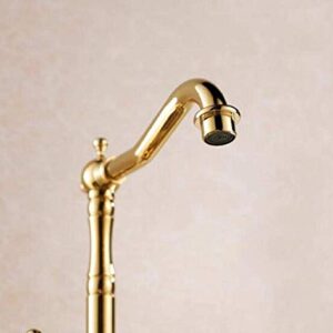 ShiSyan Y-LKUN Gold Kitchen Cold and hot Water faucets Mixer Kitchen taps Basin faucets Home Supplies