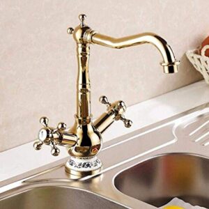 ShiSyan Y-LKUN Gold Kitchen Cold and hot Water faucets Mixer Kitchen taps Basin faucets Home Supplies