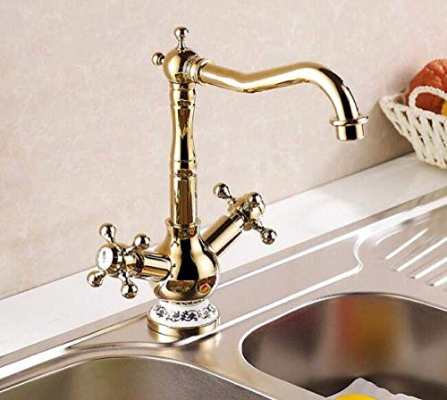 ShiSyan Y-LKUN Gold Kitchen Cold and hot Water faucets Mixer Kitchen taps Basin faucets Home Supplies