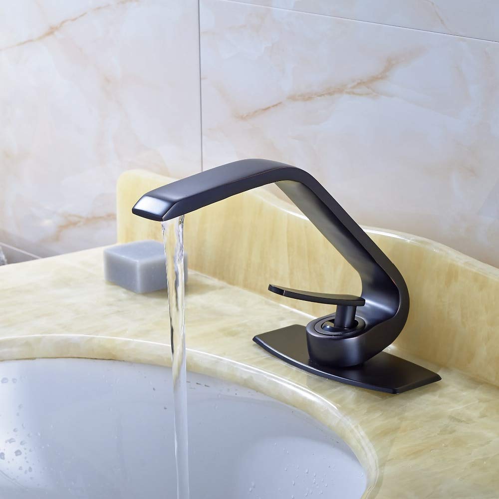 ShiSyan Y-LKUN Kitchen Faucet Sink Bathroom Basin Faucet Oil Rubbed Bronze Mixer Tap Deck Mount