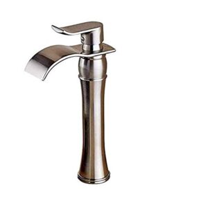 ShiSyan Y-LKUN Chrome Brass Faucetbasin Mixer Tap Lavatory Faucets Tall Body Brushed Nickel