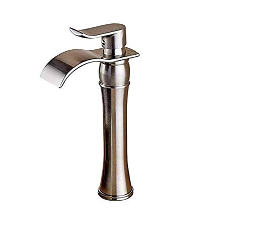 ShiSyan Y-LKUN Chrome Brass Faucetbasin Mixer Tap Lavatory Faucets Tall Body Brushed Nickel