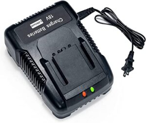 wokyy 18 volt dual chemistry battery charger r86092 r86091 replacement for ridgid 18v nicad or lithium ion battery r840083, r840085, r840086, r840087, r840089 and more