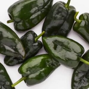 Poblano Ancho Grande Hot Chile Pepper Seeds for Planting, 50+ Heirloom Seeds Per Packet, (Isla's Garden Seeds), Non GMO, Botanical Name: Capsicum annuum, Great Home Garden Gift