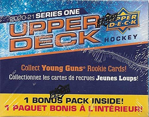 2020 2021 Upper Deck Hockey Series One Factory Sealed Unopened Blaster Box of Packs Possible Young Guns Rookies and Jerseys