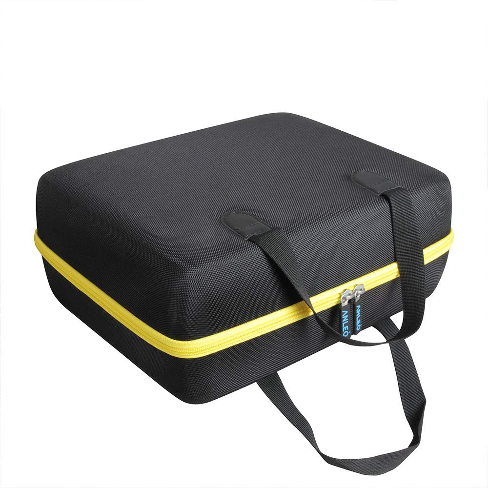 Anleo Travel Case for DEWALT DCC020IB 20V Max Inflator with Battery (Outer Black + Inner Yellow)