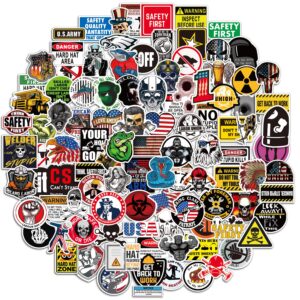 funny hard hat stickers 105 pcs, waterproof vinyl decals for tool box helmet hood hardhat, patriotic sticker for men adults, mechanics, welders, construction, union, military, electrician, oilfield