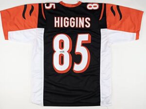 tee higgins cincinnati bengals signed autograph custom jersey jsa witnessed certified