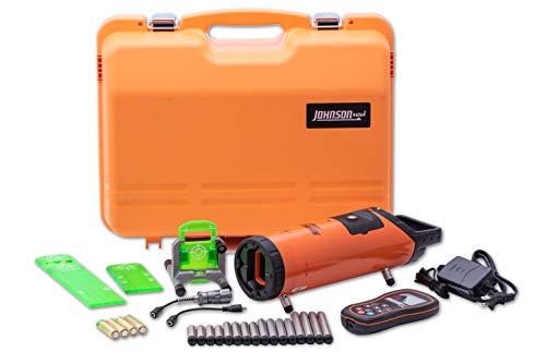 Johnson Level & Tool 40-6698 Electronic Self-Leveling Pipe Laser with GreenBrite Technology, Green, 1 Laser