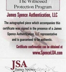 The Undertaker Signed Autographed Championship Belt JSA Authenticated WWE WWF - Autographed Wrestling Robes, Trunks and Belts