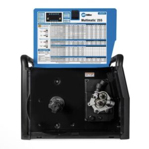 MILLER MULTIMATIC 255 PULSED MULTIPROCESS WELDER W/RUNNING GEAR AND TIG KIT (951768)