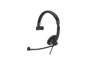 epos monaural uc headset, usb and 3.5mm jack, ms optimized