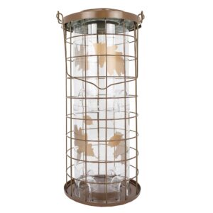 perky-pet 114b squirrel stumper bird feeder, copper