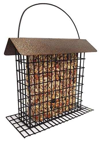 Seed Cake Feeder for Large Seed Cakes | Holds 1 Large 2 lb Seed Cake for Wild Birds