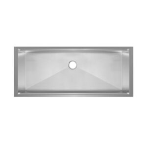 Swiss Madison Rivage 45 x 19 Single Basin Undermount Kitchen Workstation Sink, stainless steel (SM-KU756)