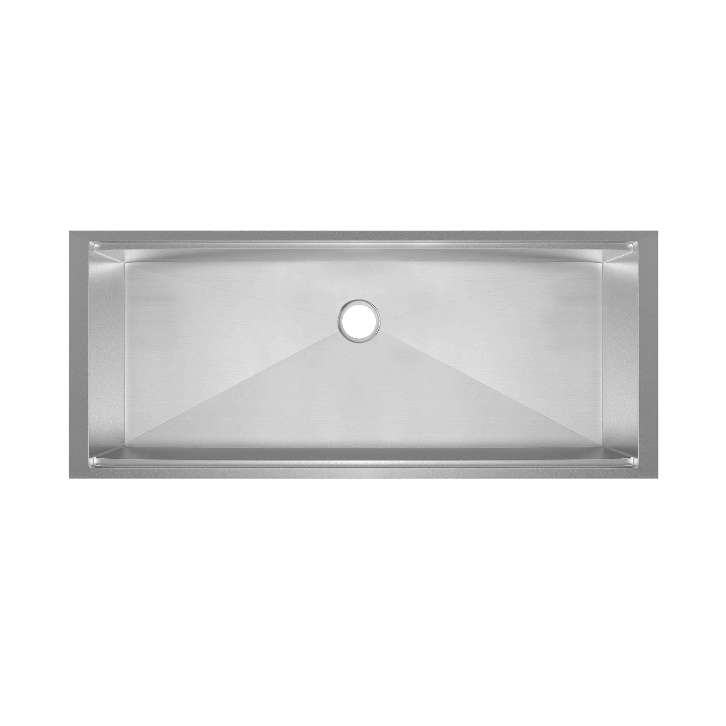 Swiss Madison Rivage 45 x 19 Single Basin Undermount Kitchen Workstation Sink, stainless steel (SM-KU756)