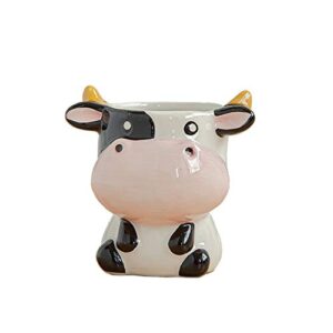 gaolinci mini cute ceramic animal flower pot succulent plant pot