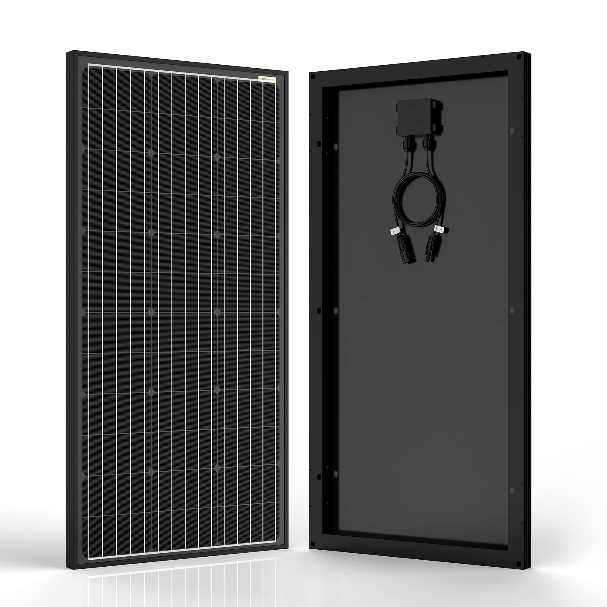 PowerECO 800 watt Solar Panels,High Efficiency Black PV Module Power 4 * 200W Mono RV Solar Panel for 12/24 Volt System,RV Marine Boat Cabin and Other Off Grid System