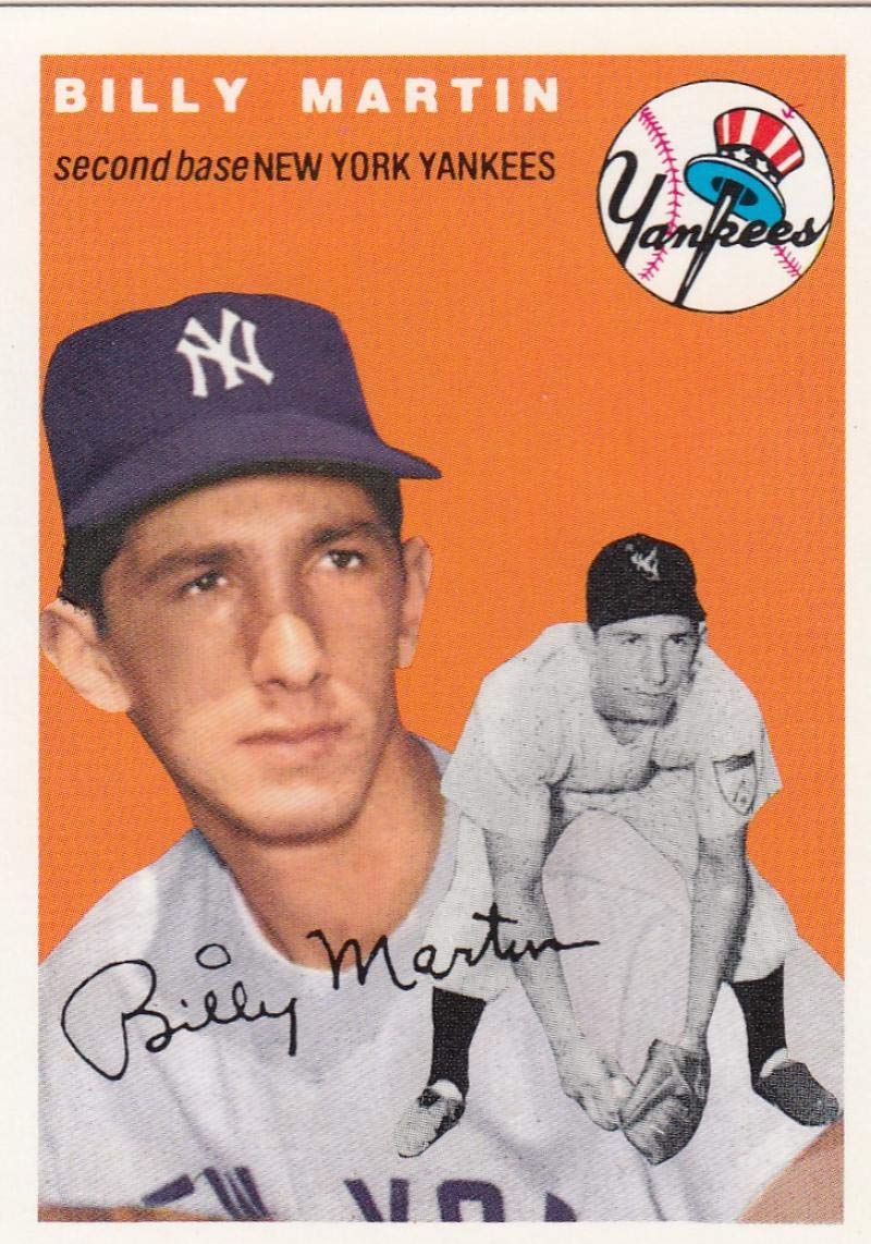 1994 Topps Archives 1954 Baseball #13 Billy Martin New York Yankees Official Retro Themed Trading Card From The Topps Company