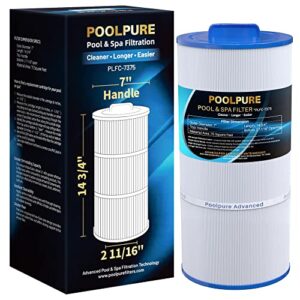 poolpure c-7375 spa filter replaces pcd75n, unicel c-7375, filbur fc-3964, 1019301, ak-60032, apcc7500, 17543, 75 sqft filter cartridge 1 pack