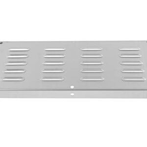 Stainless Steel Venting Panel for Grill Accessory, Masonry Fire Pits and Outdoor Kitchens, 15" by 6-1/2" by 1"