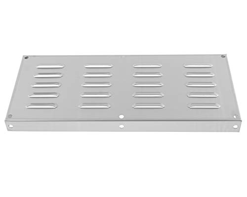 Stainless Steel Venting Panel for Grill Accessory, Masonry Fire Pits and Outdoor Kitchens, 15" by 6-1/2" by 1"