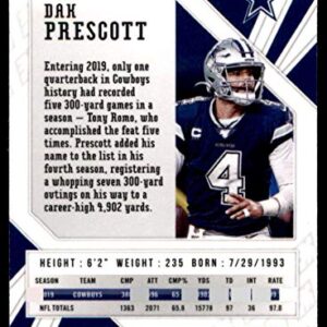 2020 PANINI PHOENIX FANATICS FIRE BURST #51 DAK PRESCOTT COWBOYS FOOTBALL NFL