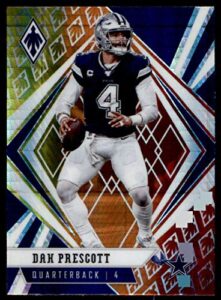 2020 panini phoenix fanatics fire burst #51 dak prescott cowboys football nfl