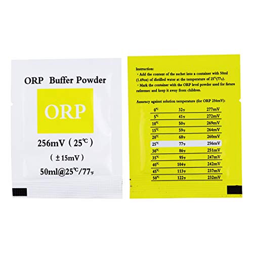 Digital ORP Meter with Automatic Calibration & ORP Buffer Powder (ORP Meter)