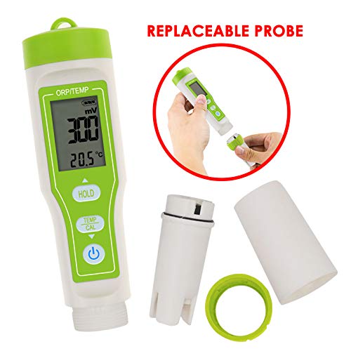 Digital ORP Meter with Automatic Calibration & ORP Buffer Powder (ORP Meter)