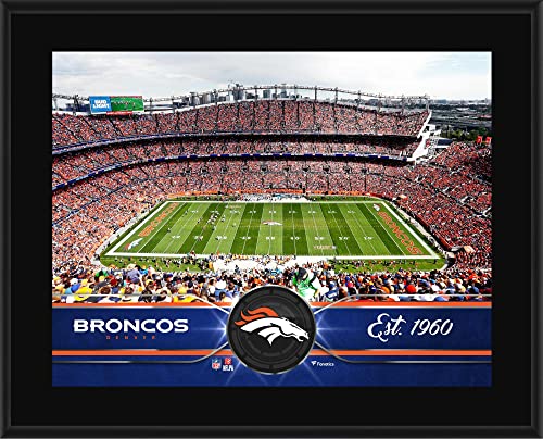 Denver Broncos 10.5" x 13" Sublimated Team Plaque - NFL Team Plaques and Collages