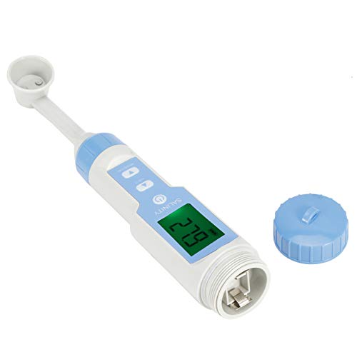 IP67 PH Meter Watertight Salinity Meter Tester or Food High Accuracy Salt Accuracy Concentration Measuring Salinometer Digital Measurement Range Quality