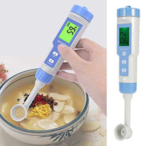 IP67 PH Meter Watertight Salinity Meter Tester or Food High Accuracy Salt Accuracy Concentration Measuring Salinometer Digital Measurement Range Quality