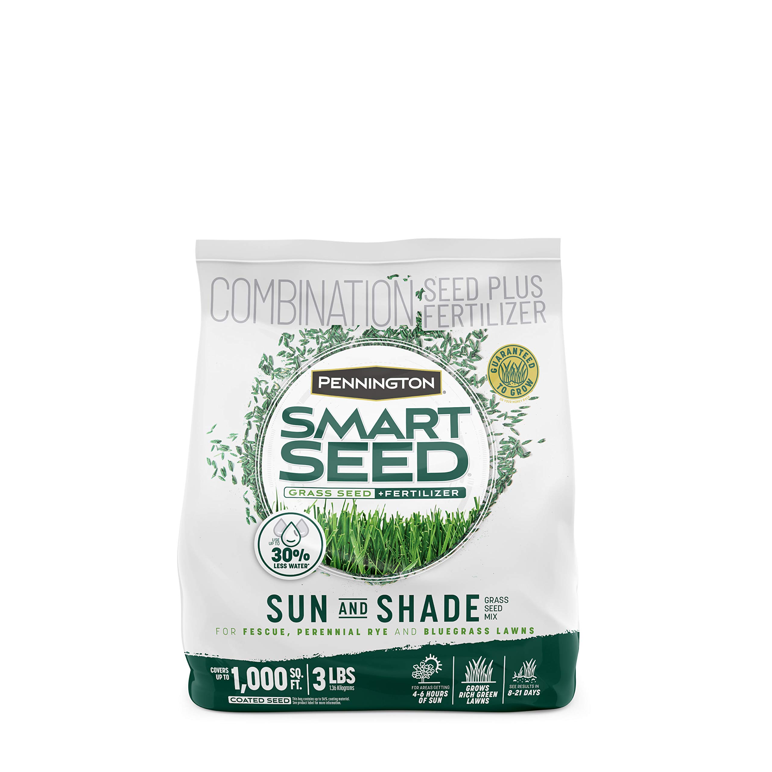 Pennington Smart Seed Sun and Shade Grass Mix 3 lb