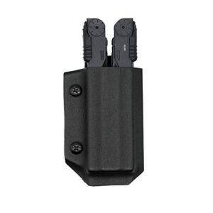 clip & carry kydex multitool sheath for gerber diesel ~ made in usa (multi-tool not included) multi tool holder holster (black)