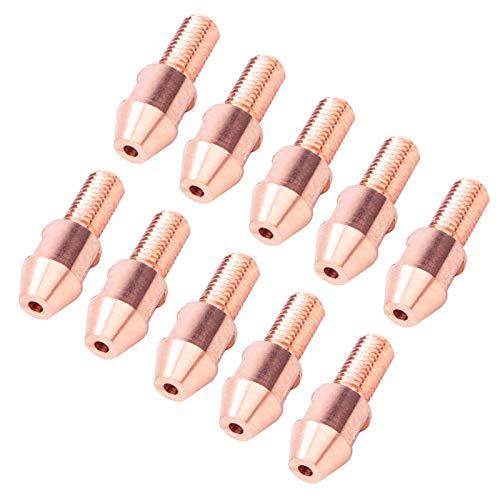 10Pcs Welding Contact Tip, Arc Welding Nozzle for Screw M12 Submerged Arc Welding Accessory Arc Welding Tip Welder Tool(0.4)