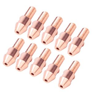 10Pcs Welding Contact Tip, Arc Welding Nozzle for Screw M12 Submerged Arc Welding Accessory Arc Welding Tip Welder Tool(0.4)