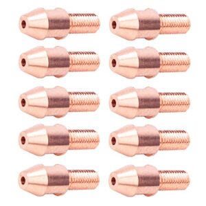 10Pcs Welding Contact Tip, Arc Welding Nozzle for Screw M12 Submerged Arc Welding Accessory Arc Welding Tip Welder Tool(0.4)